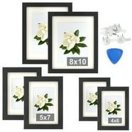 Mainstays 4x6 Front Loading Picture Frame, Black, Set of 12 - Walmart.com