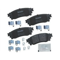 Rear Brake Pad Set - Compatible with 2007 - 2023 Toyota Camry 2008 2009 ...