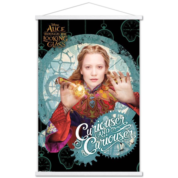 Disney Alice Through the Looking Glass - Alice Wall Poster with Wooden ...