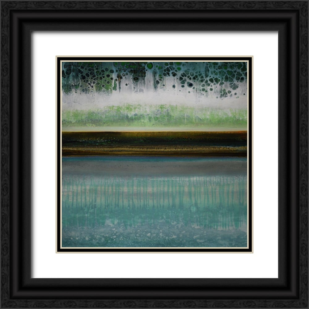 Rodriguez, Selina 26x26 Black Ornate Wood Framed with Double Matting ...