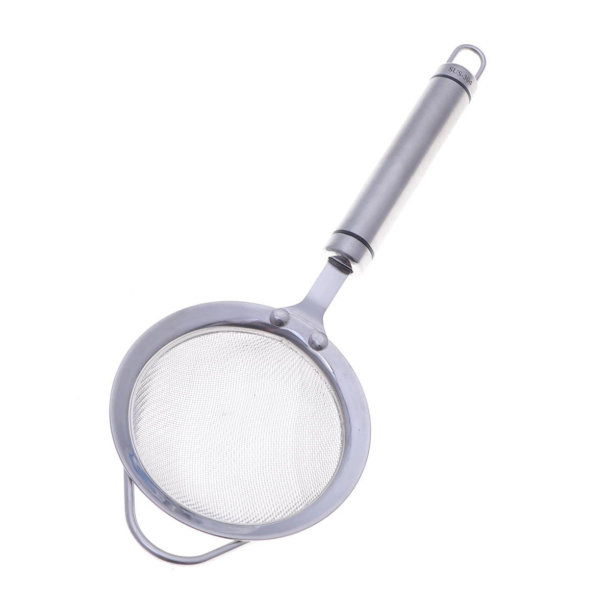 Stainless Steel Mesh Skimmer Strainers Spiral Mesh Skimmer Spoon Ladle ...