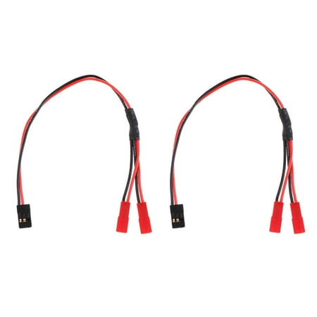 20AWG JR Male to JST Female Y Type Connector Cable RC Spare Parts Kit ...