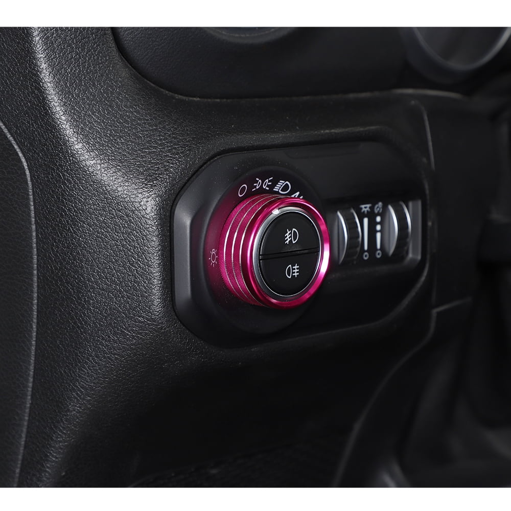 Buy CheroCar Air Conditioner Headlight Switch Knobs Trim for 2018-2022 ...