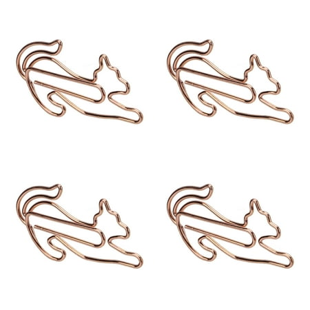 Small Paper Clips, 20 Pieces Cat Paper Clips Nonslip Rustproof For ...