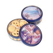 Jacobsens Original Danish Butter Cookies, 2 Pack, 3.53 lb. Premium Tin ...