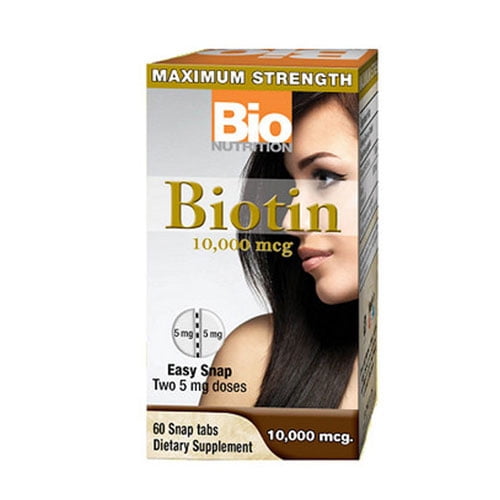 Suplemento Bio Nutrition Inc Biotina 10,000 mcg 60 tabletas | Bodega ...
