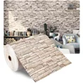 70cmx1/5/10m 3D Wallpaper Decoration Self-adhesive Antique Foam Brick ...