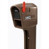 Step2 MailMaster Plus Plastic Mailbox Walnut Finish - Walmart.com