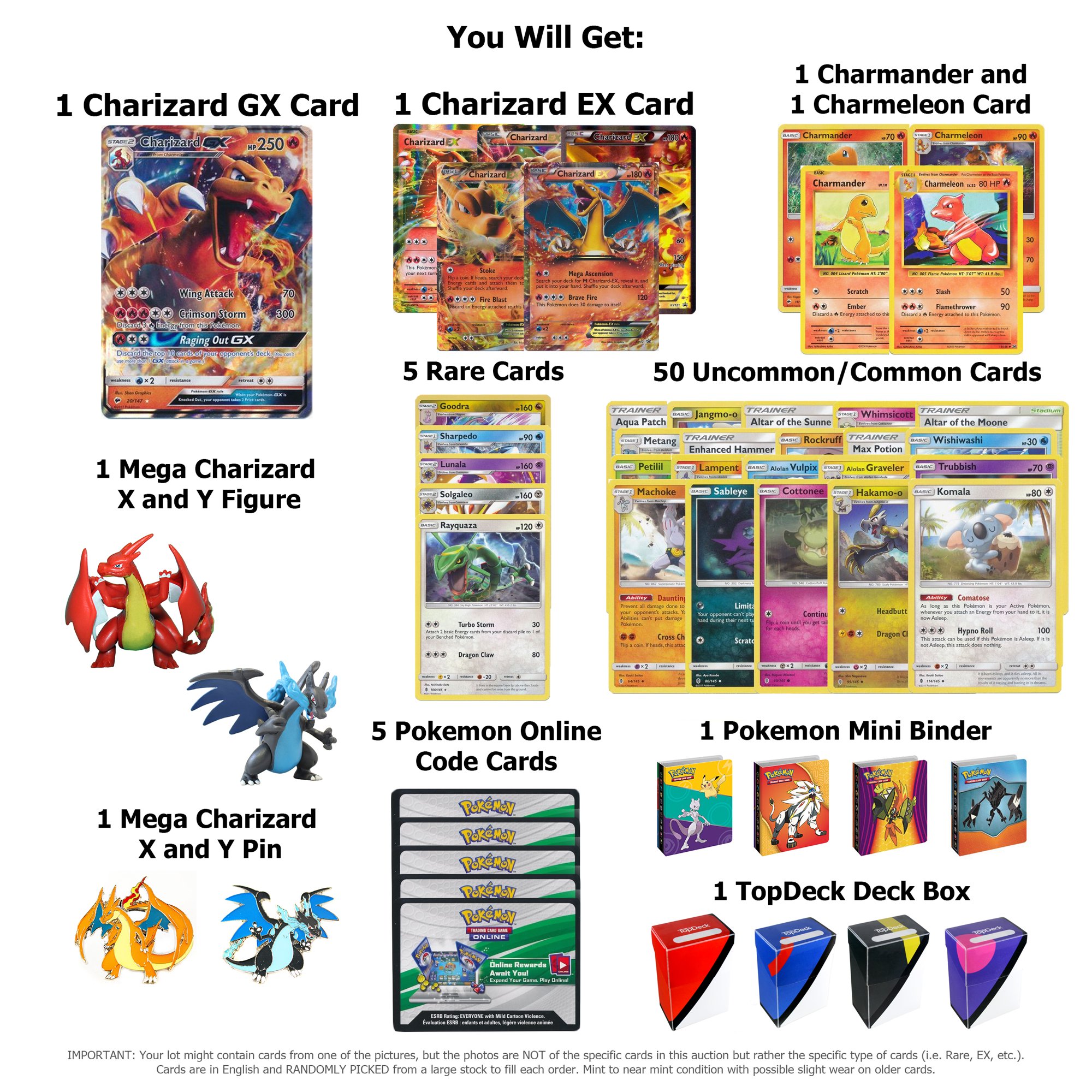 Pokemon Charizard X Card