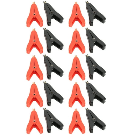 Testing Clamps, 10 Sets Multifunctional Red And Black Insulated Test ...