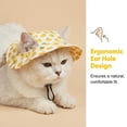 Adjustable Dog Sun Hat with Ear Holes, Cute Pet Outdoor Hats for Dogs ...