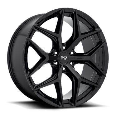 NICHE M188 MILAN 20X10 5X120 40ET 66.56CB GLOSS BLACK WHEEL - Walmart.com