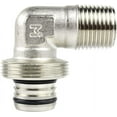 90 Degree Elbow Fitting 3/4 Tubing x 1/2" Male NPT Compressed Air ...