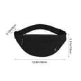 BAOPAI Canvas Waist Bag For Men Multi Pocket Adjustable Strap Crossbody ...