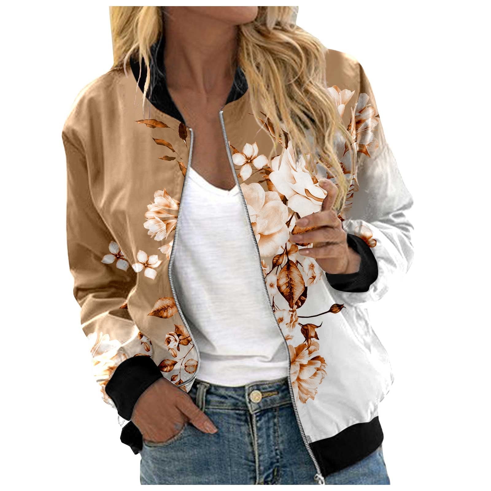 Click here for Gyujnb Light Jackets For Women，women Fashion Flora... prices