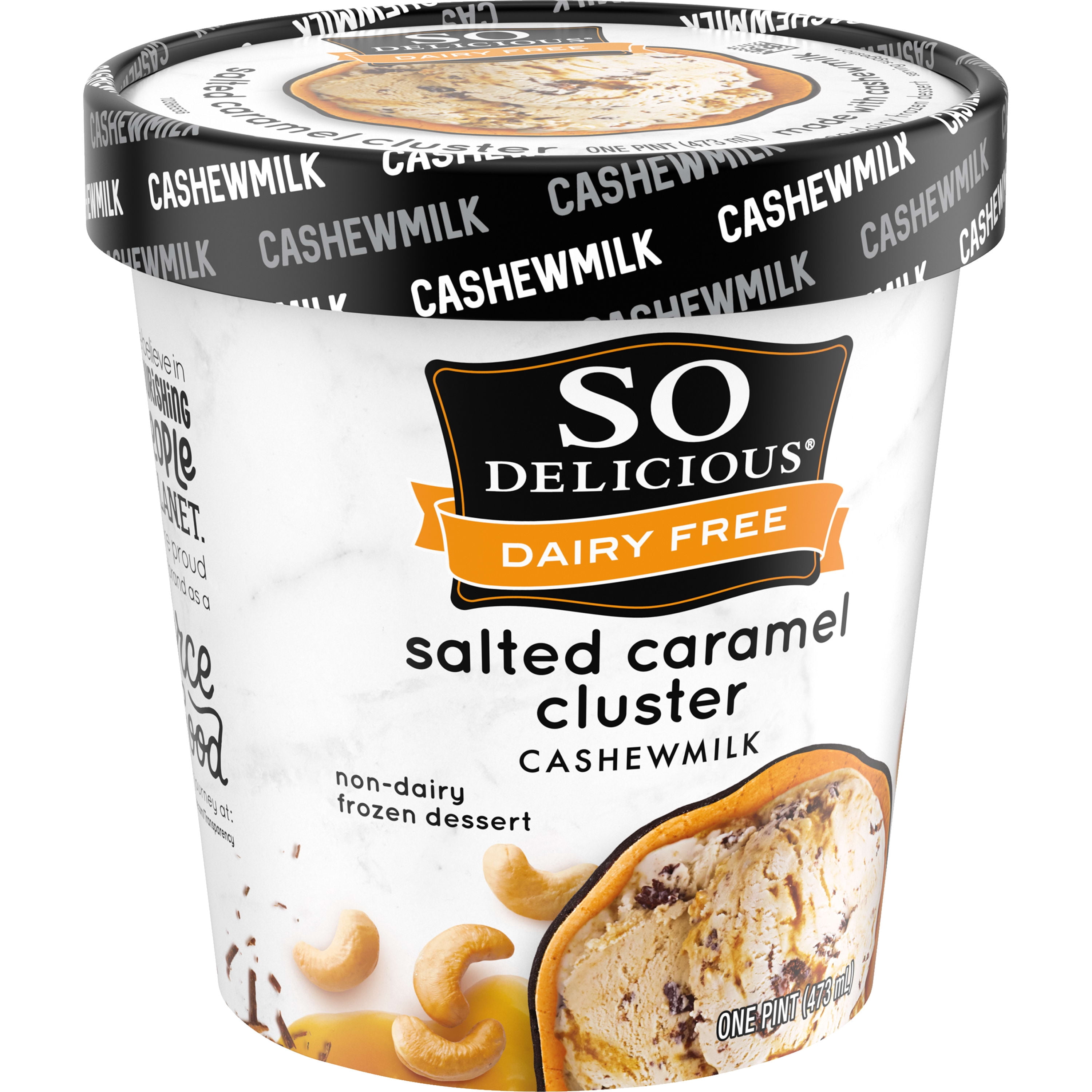 So Delicious Cashew Milk Ice Cream Salted Caramel Nutrition Facts ...