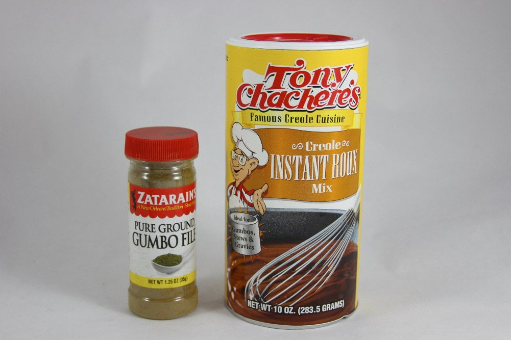 Tony Chacheres Creole Instant Roux Mix and Zatarains Pure Ground Gumbo ...