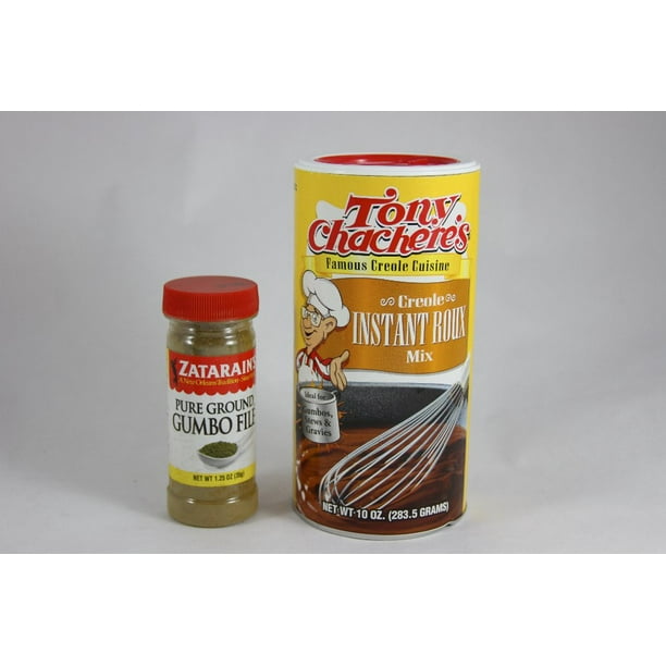 Tony Chacheres Creole Instant Roux Mix and Zatarains Pure Ground Gumbo ...
