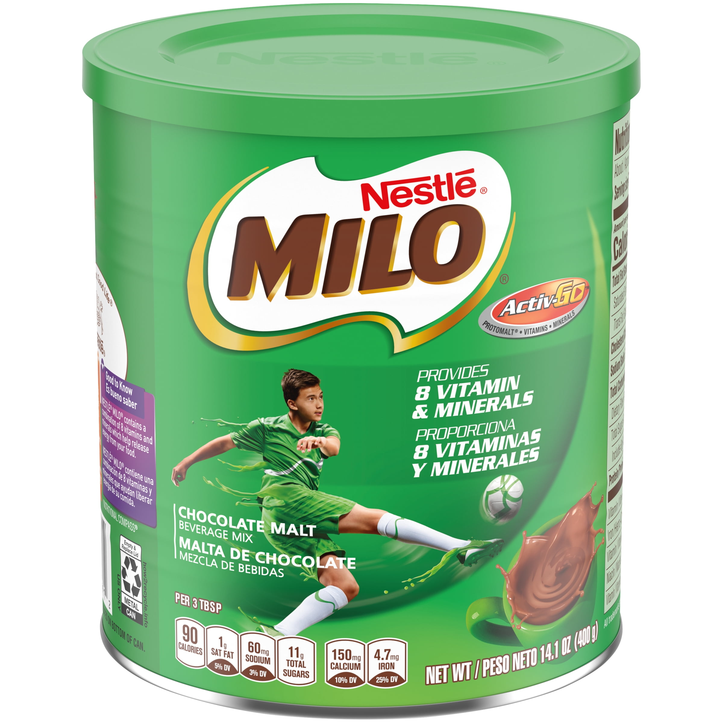 Nestle MILO Activ-Go Chocolate Malt Powder Drink Mix 14.1 oz. - Walmart ... Nestle MILO Activ-Go Chocolate Malt Powder Drink Mix 14.1 oz. - Walmart ...