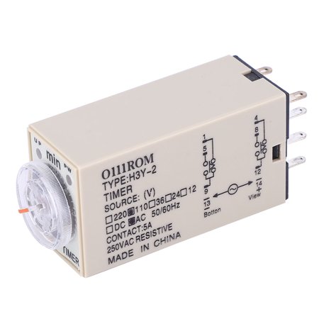 Dioche Power On Delay Timer, Time Relay, H3Y-2 For Industrial Control Electrical | Walmart Canada