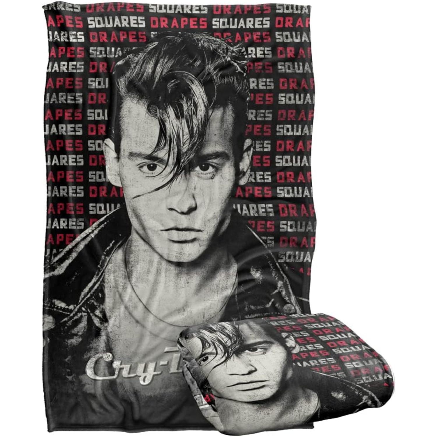 Cry Baby Drapes and Squares Silky Touch Super Soft Throw Blanket 36" x ...