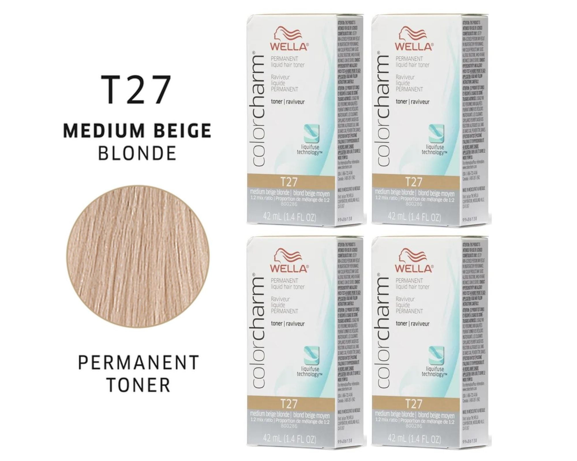 Wella Color Charm T27 x 4 - Walmart.com