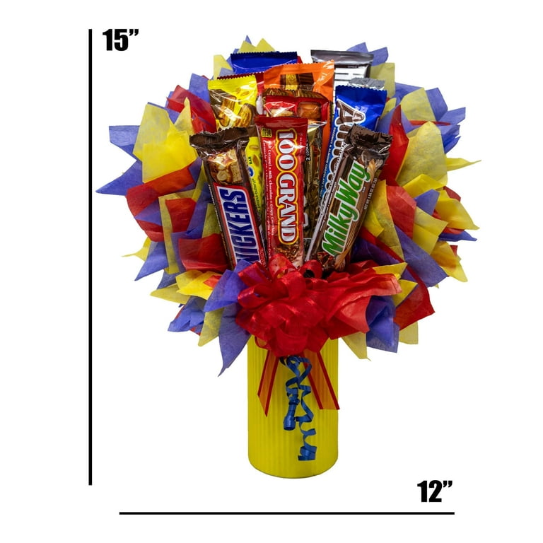 Snickers Candy Bar Bouquet