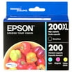 EPSON 200 DURABrite Ultra Ink High Capacity Black & Standard Color ...