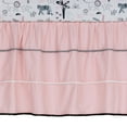 Lambs & Ivy Happy Jungle Pink/White Safari Nursery 5-Piece Crib Bedding ...