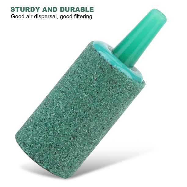 Aeration Cylinder Fish Aeration Stone, Bubble Stone, Green For Aquarium ...