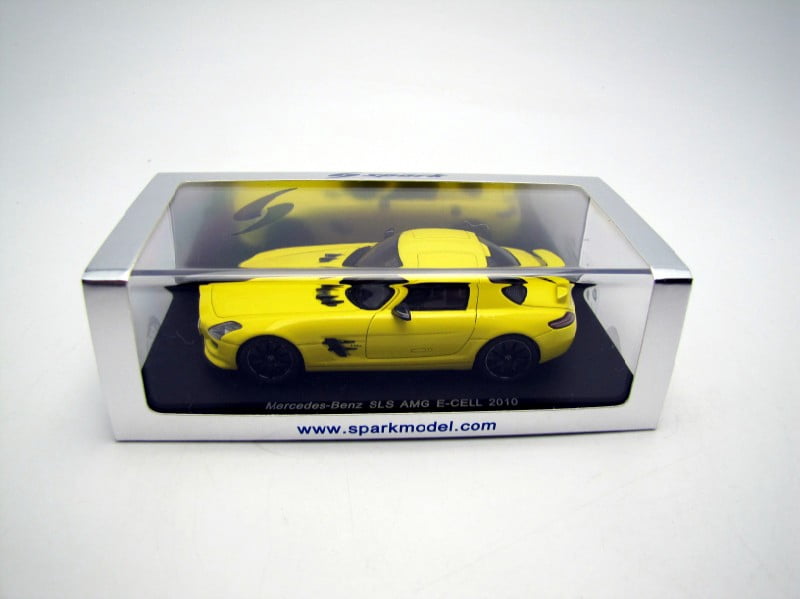Mercedes Sls Amg E-Cell 2010 Yellow 1:43 Model S1058 SPARK MODEL Toys ...