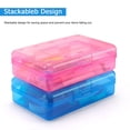 1 Pack Plastic Pencil Box Large Capacity Pencil Boxes Clear Boxes with ...