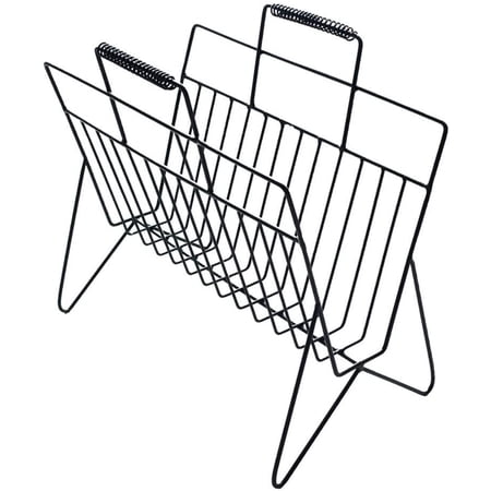 Magazine Rack, Simple Wrought Iron Desktop Magazine Rack Storage Rack ...