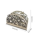 Wooden Napkin Holder for Table,Upright Napkin Stand,Floral Cutout ...