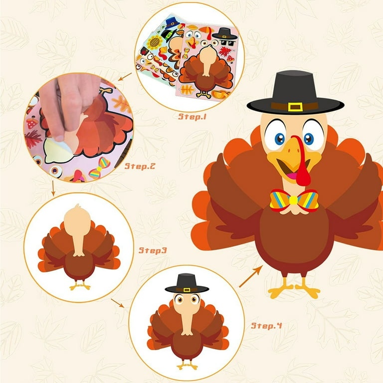 Turkey Face Cut Out