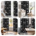 Cat and Skull Gothic Pattern Blackout Curtains,Triple Weaved Fabric ...