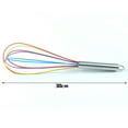 Hariumiu Stainless Steel and Silicone Whisk -Heat Resistant Kitchen ...