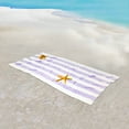 Mainstays Cabana Purple Beach Towel, 58" x 28", Purple - Walmart.com