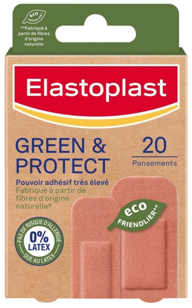 Elastoplast Plasters Green & Protect 20 Plasters - Walmart.com