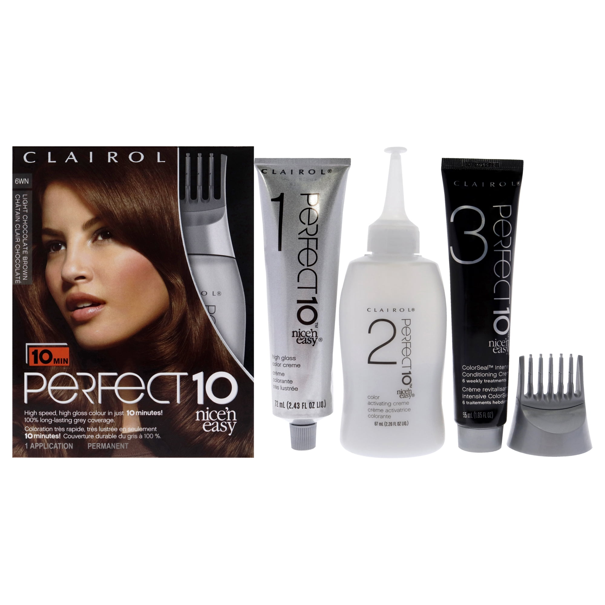Clairol Color de pelo Nice n Easy Perfect 10 Clairol Professional 6WN ...
