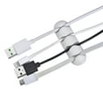 Unique Bargains Cable Organizer White Electronics Mouse USB Cable ...