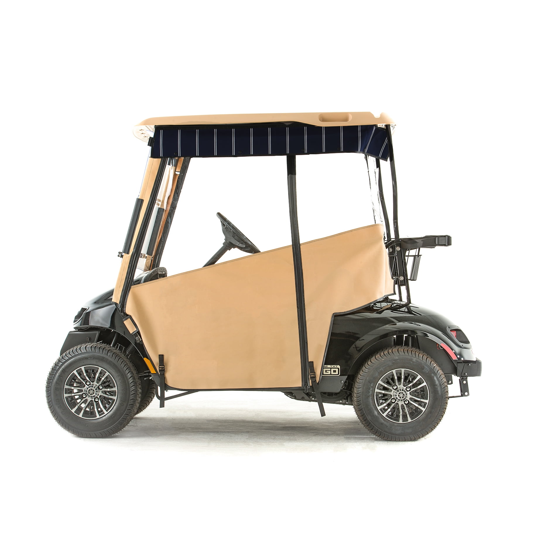 EZGO TXT48 Golf Cart PRO-TOURING Sunbrella Track Enclosure - Linen ...