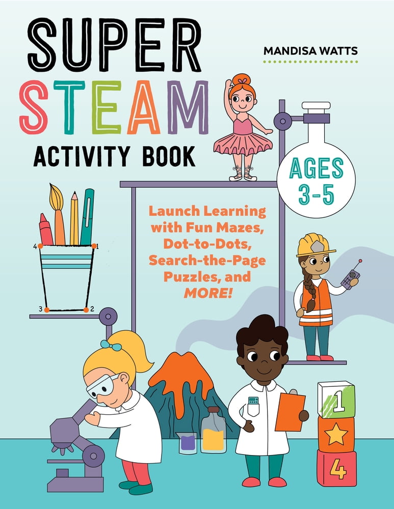Pre-Owned Super Steam Activity Book: Launch Learning with Fun Mazes ...