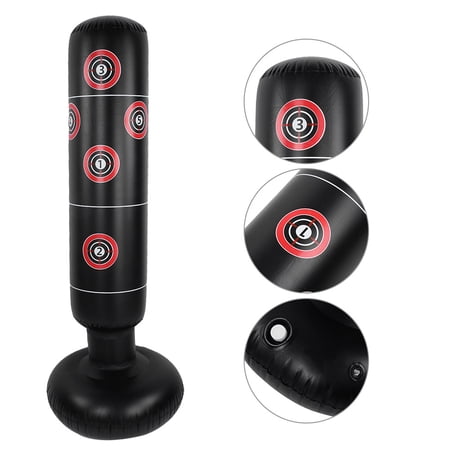 Zerodis Inflatable Punching Tower Bag, 61 Inches Fitness Punching Bag ...