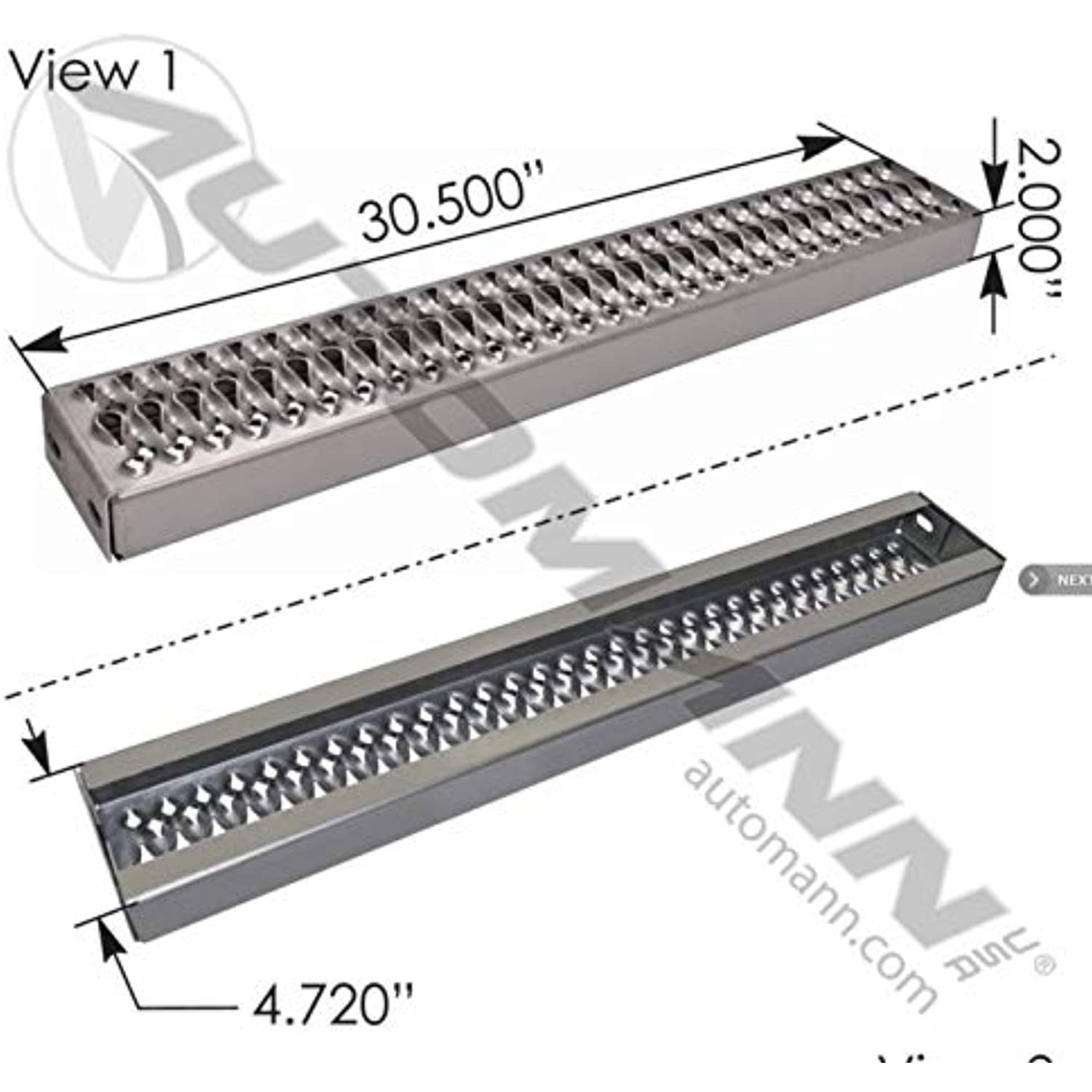Automann Fuel Step 775MM Peterbilt M75275 - Walmart.com