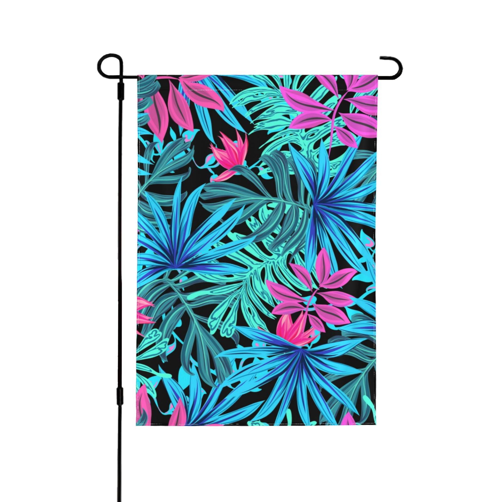 ZNDUO Tropical Jungle Pattern Garden Flag, 12.5"x18" Double Sided ...