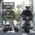 FRP GMB100 99CC 4-Stroke Mini Bike, Off-Road, LED Headlight, 28 Mph ...