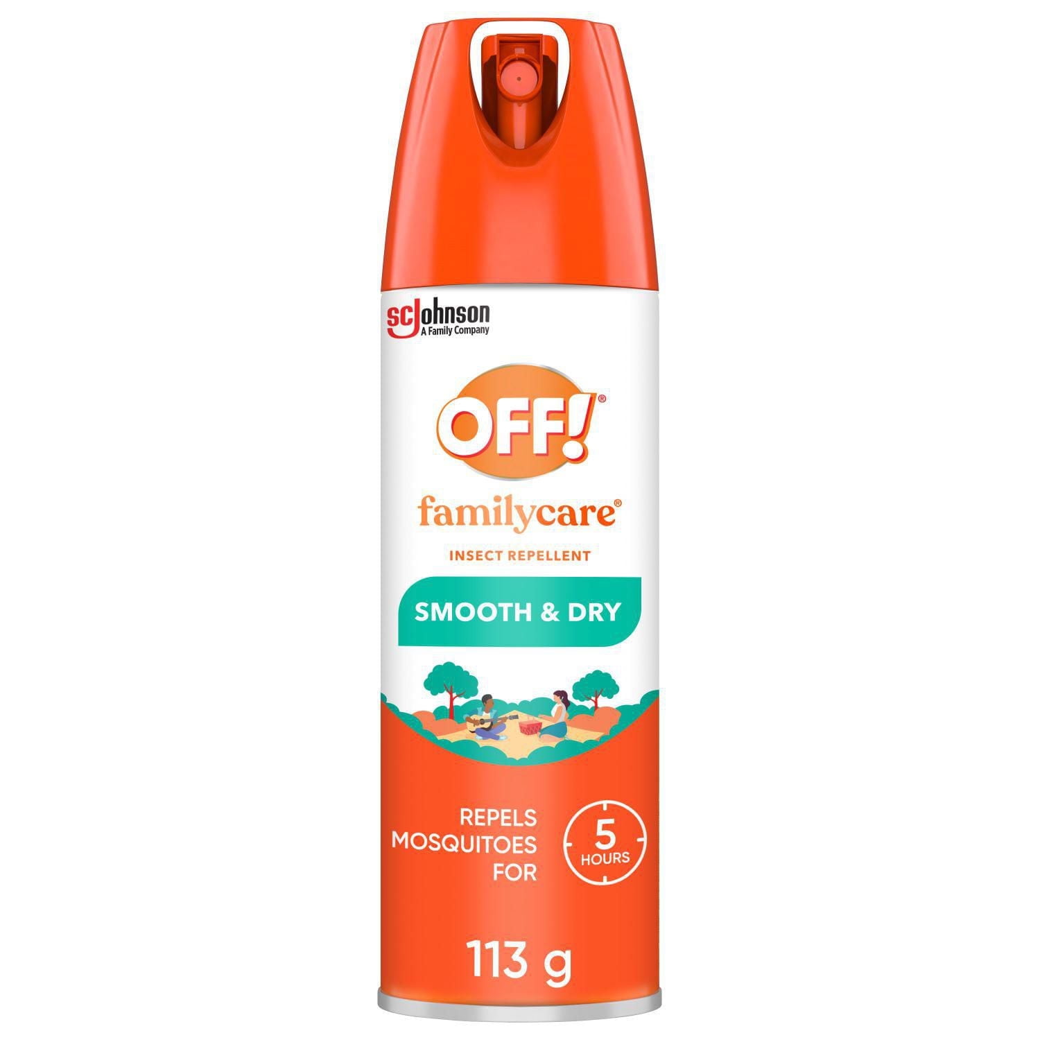 OFF! FamilyCare Insect Repellent with Power Dry Formula, Bug Spray for ...