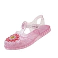 Abomasnow Toddler Girls Jelly Sandals Closed Toe Water Beach Summer ...