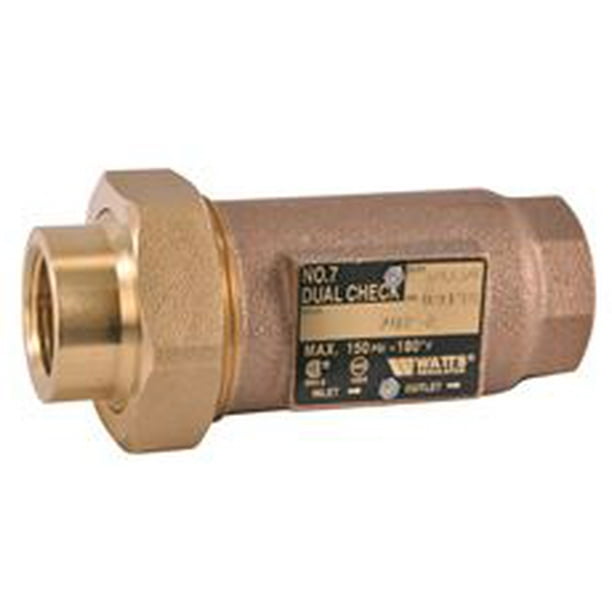 Watts Dual Check Valve, 3/4 In. Fip, Lead Free - Walmart.com - Walmart.com